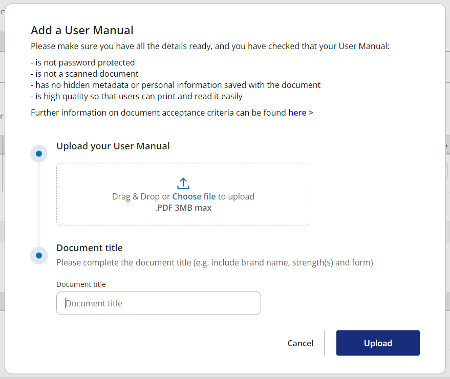 How to Add New Documents